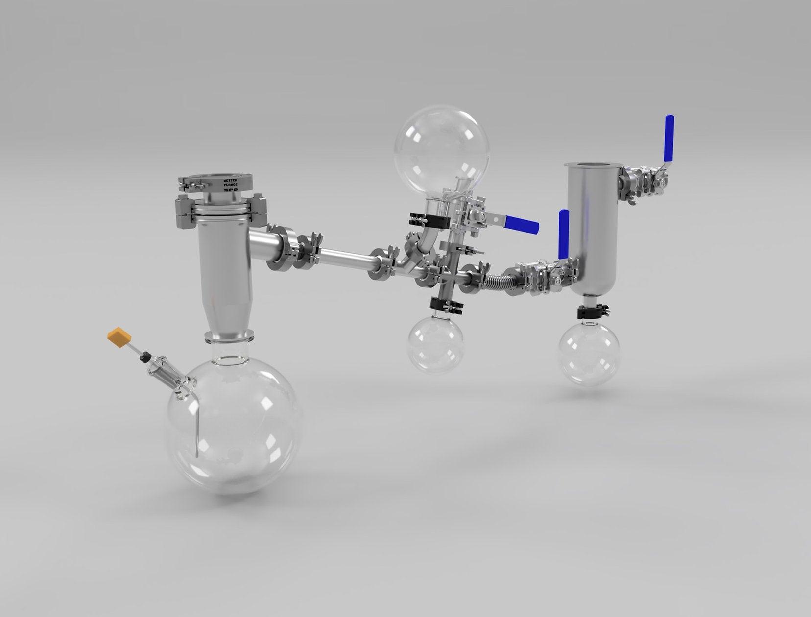 Short Path Distillation Setup