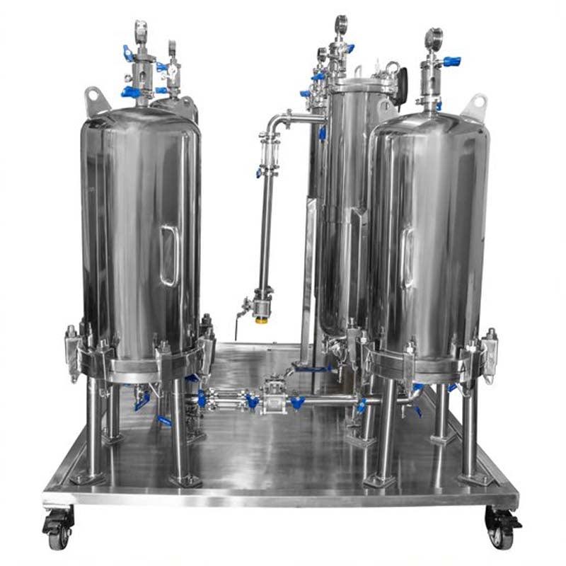 4 Stage Lenticular Filter Skid – SC Filtration