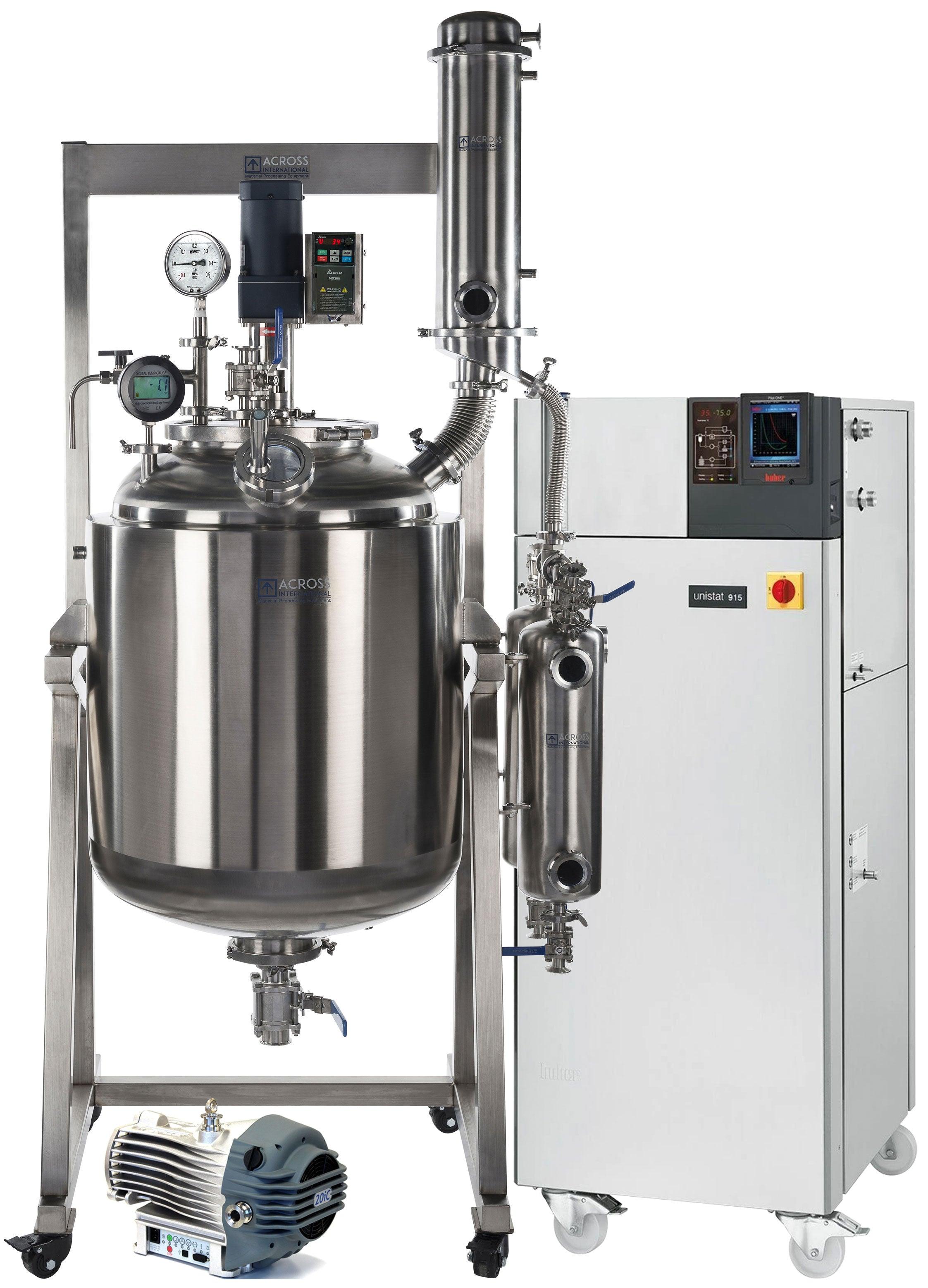 Dual-Jacketed 200L 316L SST Reactor Winterization Package – SC Filtration